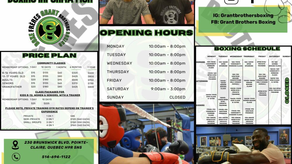 About Us | Grant Brothers Boxing