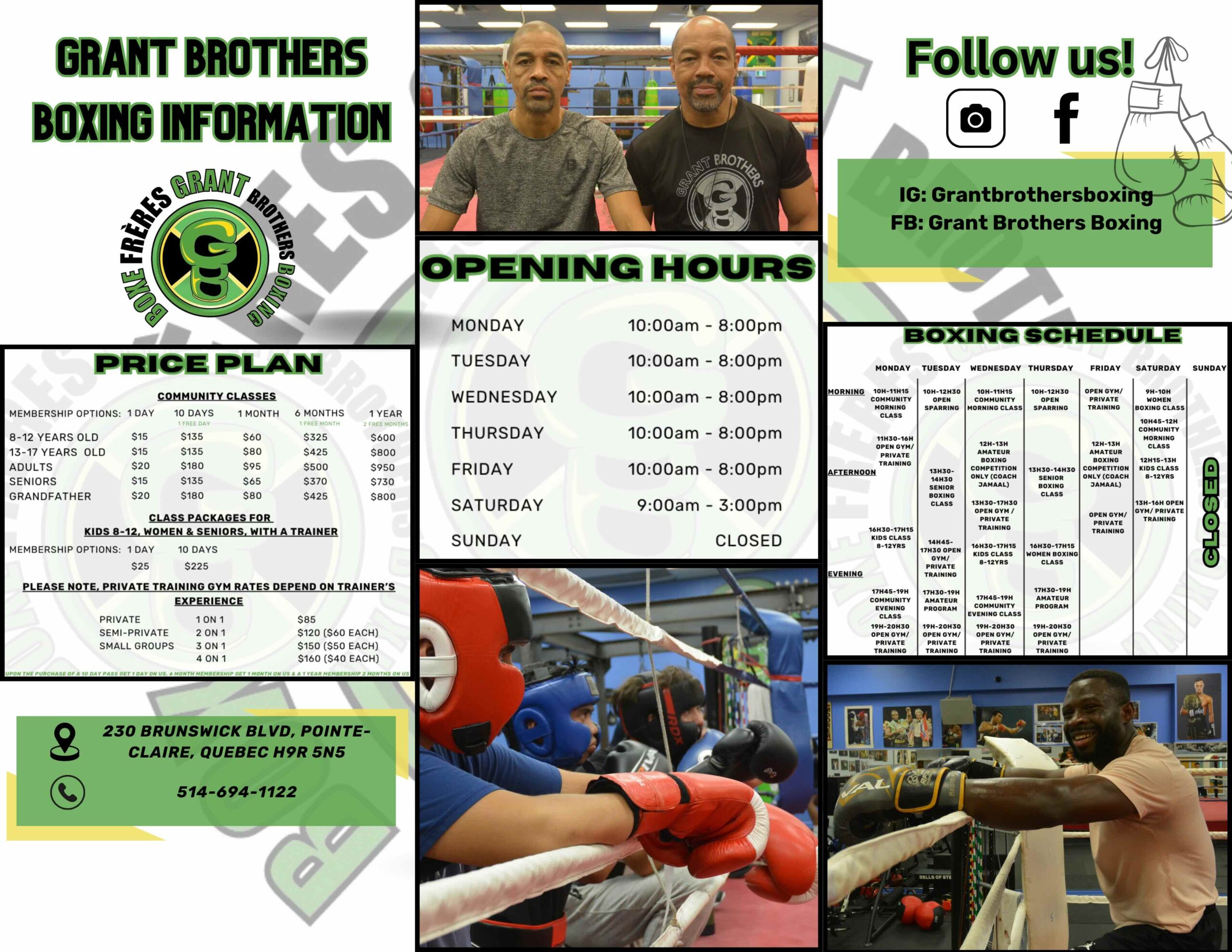 About Us | Grant Brothers Boxing